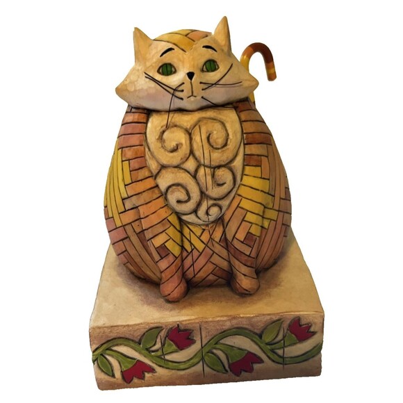 Jim Shore | Accents | Vintage Jim Shore Heartwood Creek Elijah Cat ...